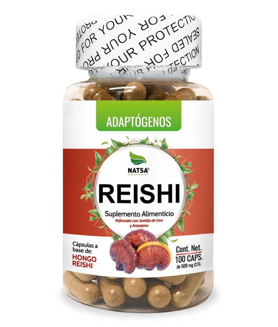 Reishi 100 cápsulas – NATSA Productos Naturales